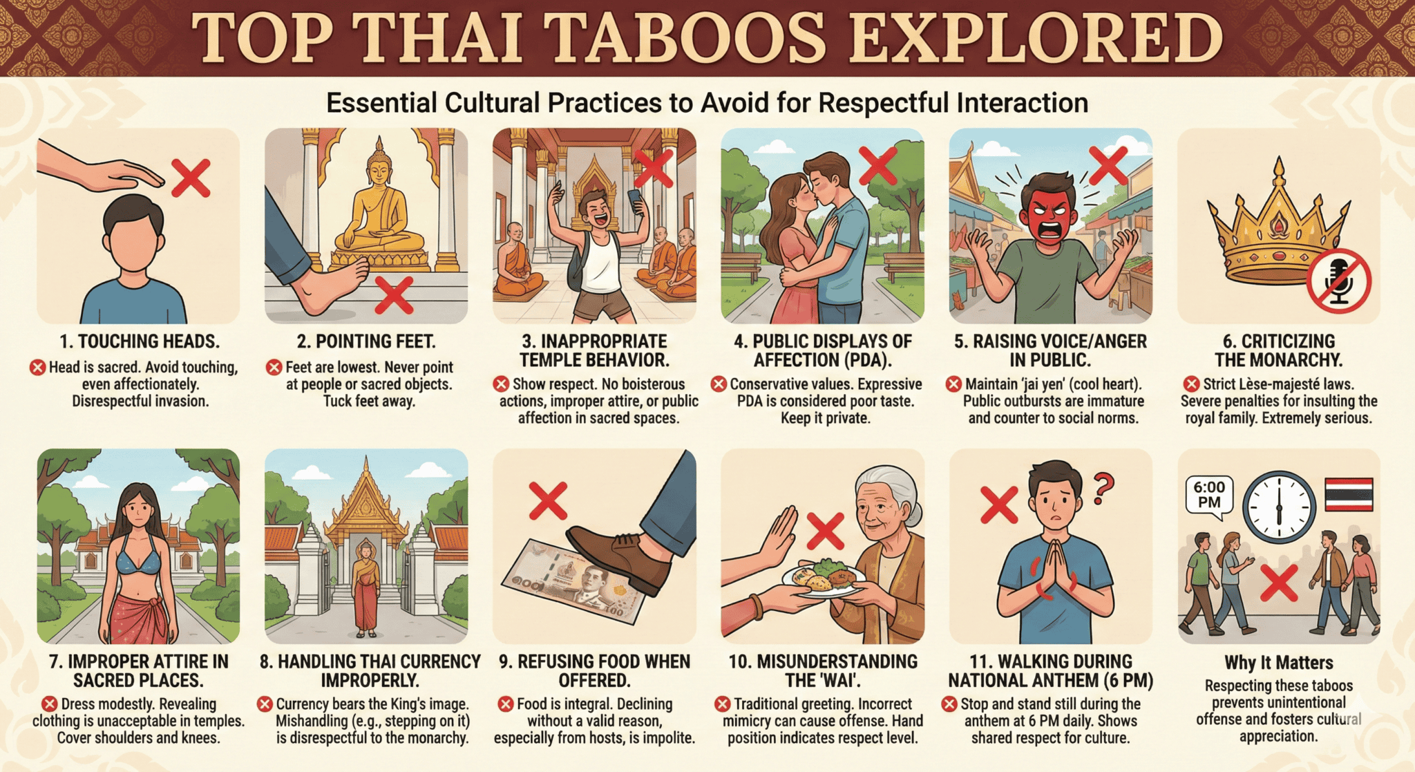 Understanding the Thai Taboos (Things You MUST Know)
